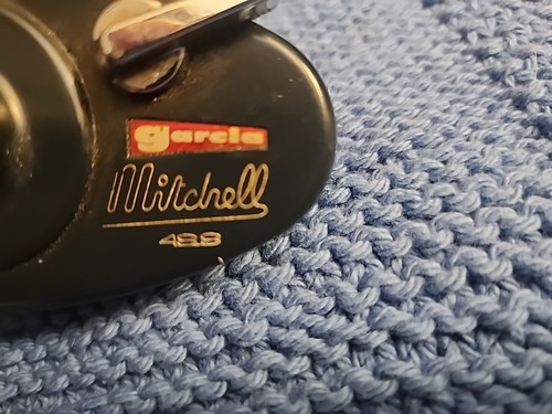 Garcia Mitchell 488 High-Speed Spinning Reel 1968 Rare Navy Blue Mint ...