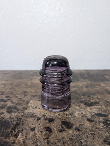 Vintage Purple Glass Insulator Unmarked No Brand | eBay