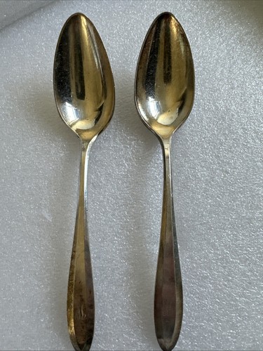 VINTAGE ANTIQUE COMMUNITY SILVER SPOONS SET OF 2 | eBay