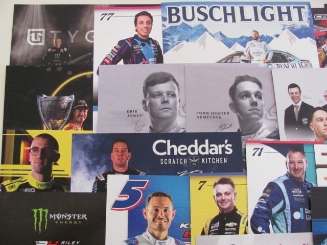 NASCAR DRIVER POSTCARDS (37) CUP SERIES 2025 CHARLOTTE ROVAL, NEW | eBay