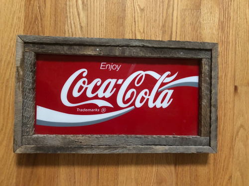 Vintage 1970's-80's Coca-Cola Vending Machine Plexiglass Advertising 22 ...