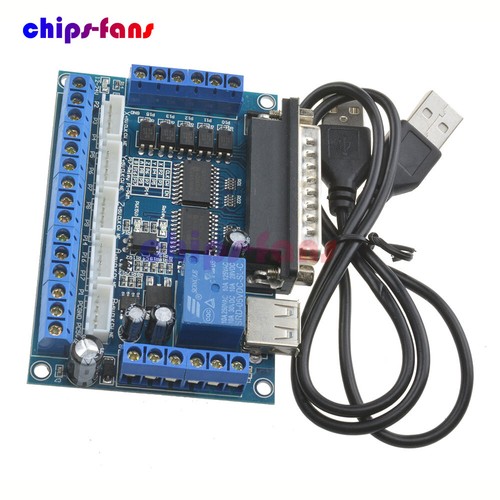 CNC MACH3 5 Axis Interface Breakout Board For Stepper Motor Driver CNC ...
