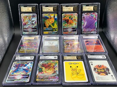 300 CGC 10 PRISTINE GEM MINT Graded Lot Pokemon Slab Bulk Wholesale IN ...