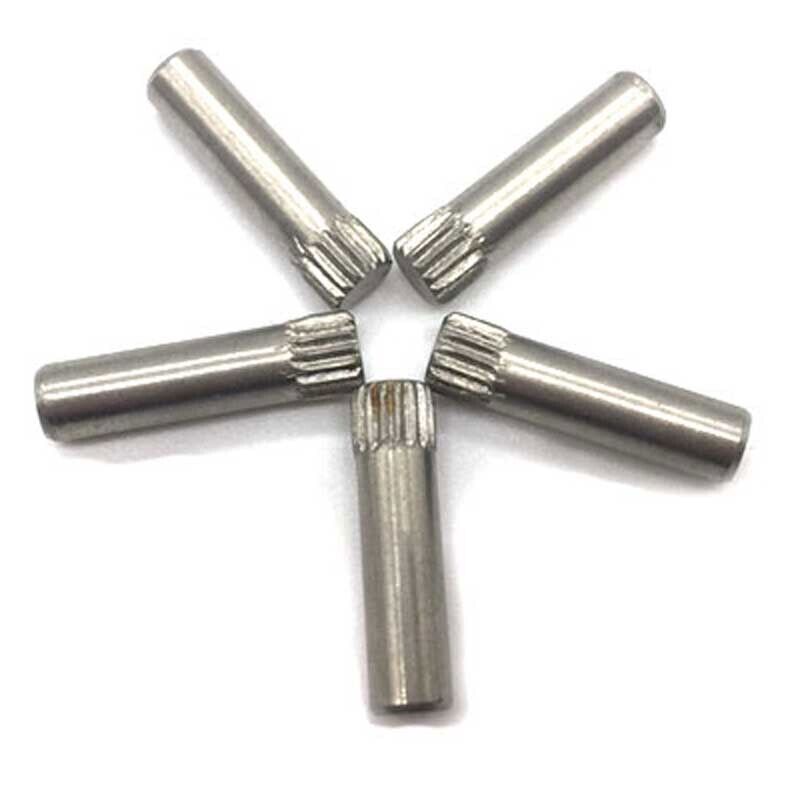 M8 Single Head Knurled Pin 304 Stainless Steel Cylindrical Locating ...