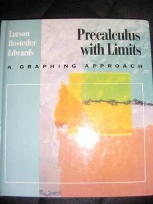 Precalculus With Limits: A Graphing Approach - Hardcover - VERY GOOD ...