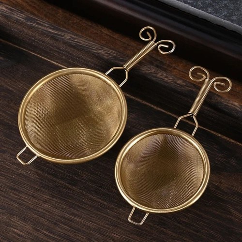 Stainless Steel Wire Fine Mesh Colander Cone Shaped Skimmer Spoon Oil ...