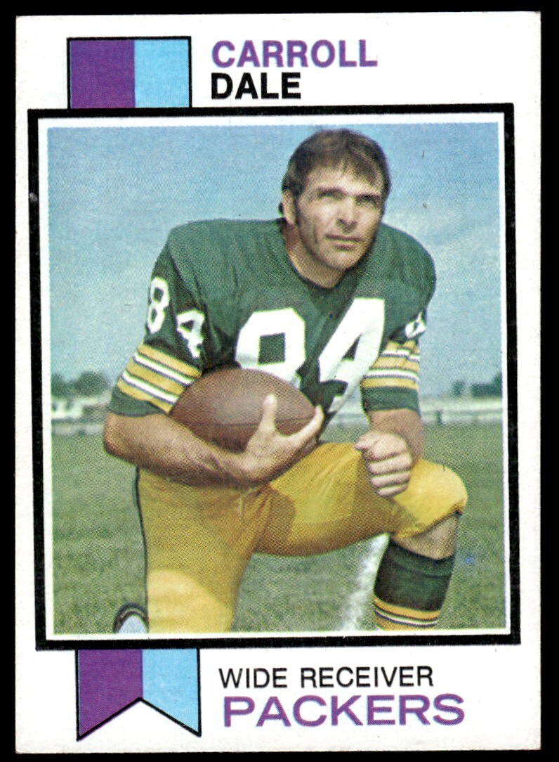 1973 TOPPS CARROLL DALE 2 GREEN BAY PACKERS #399 | eBay