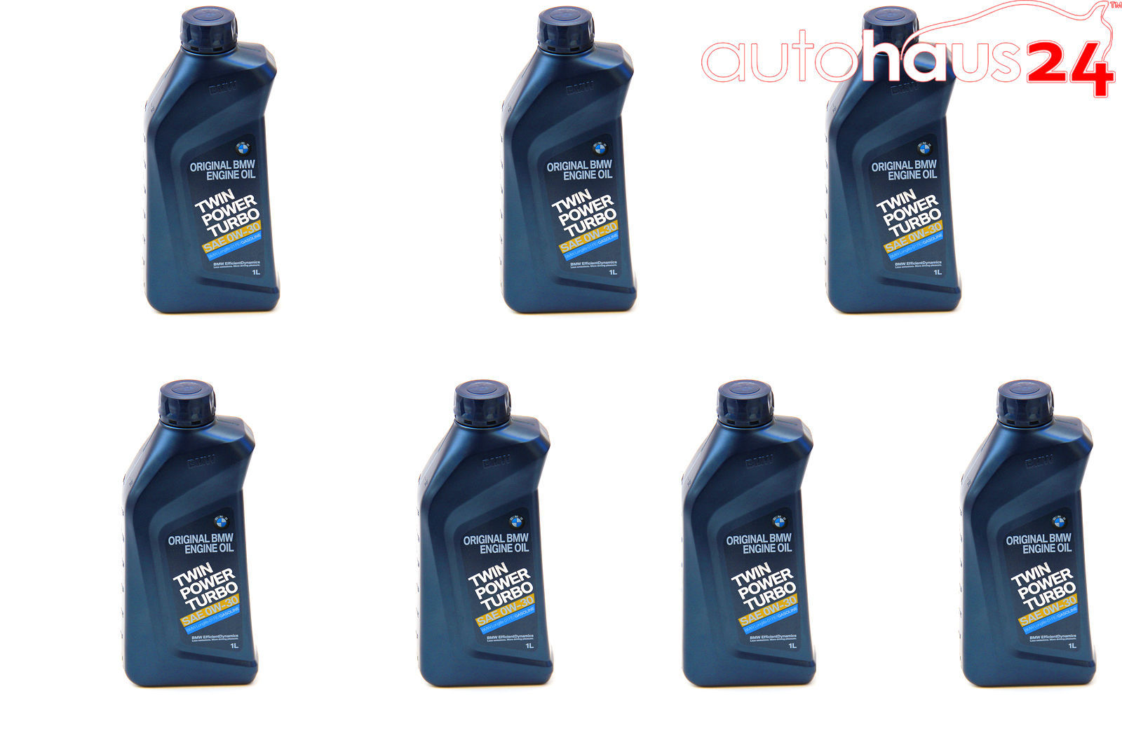 BMW SAE OEM GENUINE ENGINE OIL TURBO 0W-30 TWINPOWER 7 LITER NEW ...