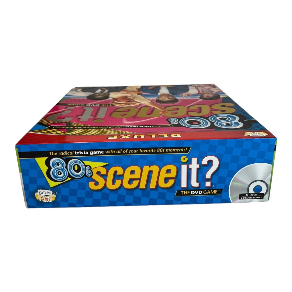 Retro 80s Scene It? The DVD Trivia Board Game Screenlife Complete In ...