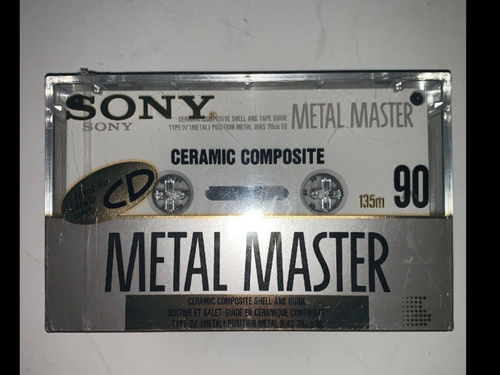 Sony Metal Master 90 Type IV Audio Cassette Tape for sale online | eBay