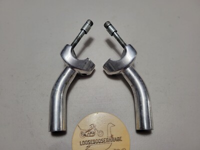 Harley Davidson Chopper Chrome Pullback Post Risers 4.5" Handlebars ...