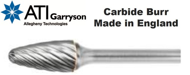 Garryson Tungsten Carbide Burr Ball Nose Tree 1/4" Shank for Die ...