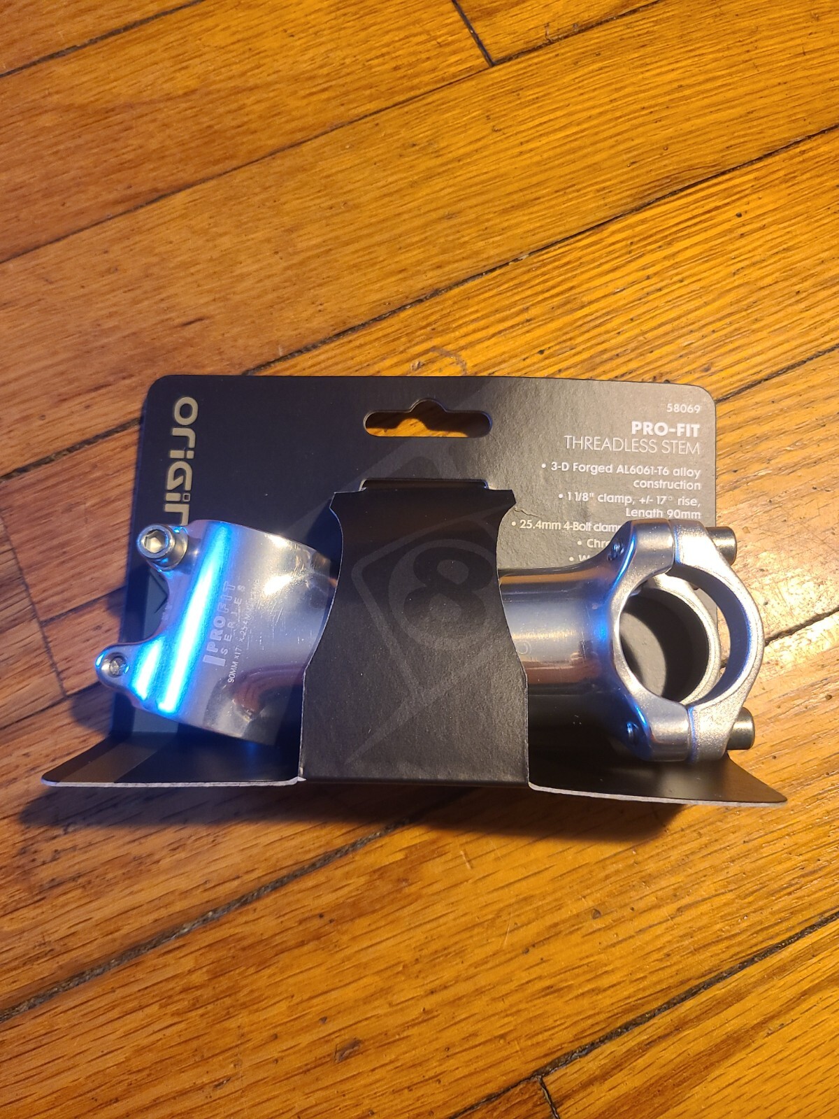 Origin8 Pro Fit Alloy Ergo 1-1/8 Threadless Stem 90mm +/-17 Degree Rise Aluminum | eBay