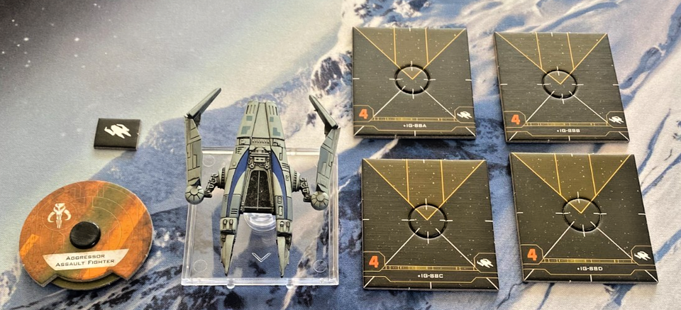 Star Wars X-Wing Miniatures Aggressor Assault Fighter 2nd Edition Ship ...