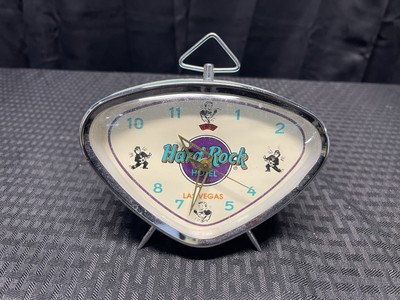 Vintage Wind Up Hard Rock Hotel LAs Vegas Alarm Clock - Retro Working ...