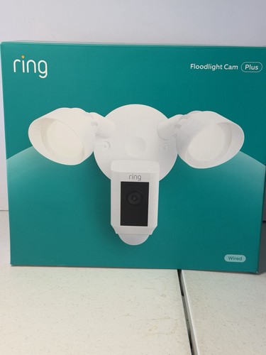 Ring Floodlight Cam Wired Plus (New Model) Motion-Activated Camera ...