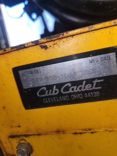 Cub Cadet 524 Snowblower Shoot (Older Model Number. Please Check Your ...