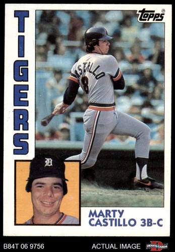 1984 Topps #303 Marty Castillo Tigers 7 - NM | eBay