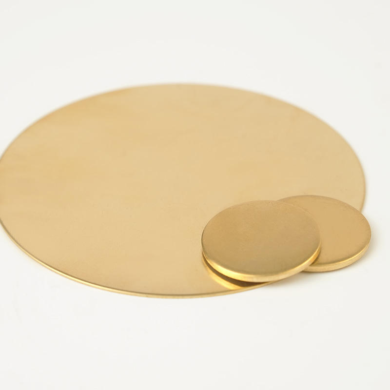 H62 Solid Brass Discs Blanks Metal Round Sheets OD 50mm-200mm Thick 0 ...