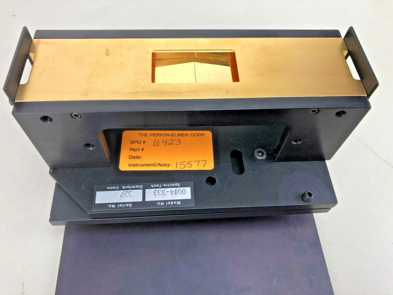 Spectra-Tech FT80 Specular Reflectance Accessory, in Wooden Box p/n ...