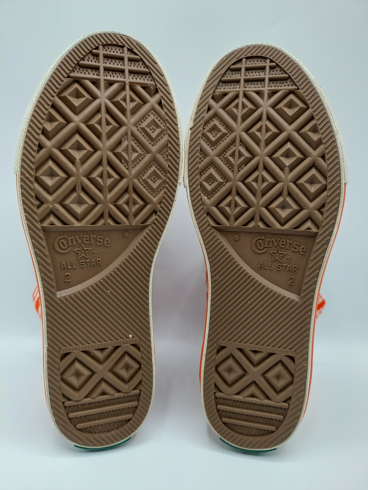 Christmas Candy Cane Converse Chuck Taylor All Star High Tops - Size 2 ...