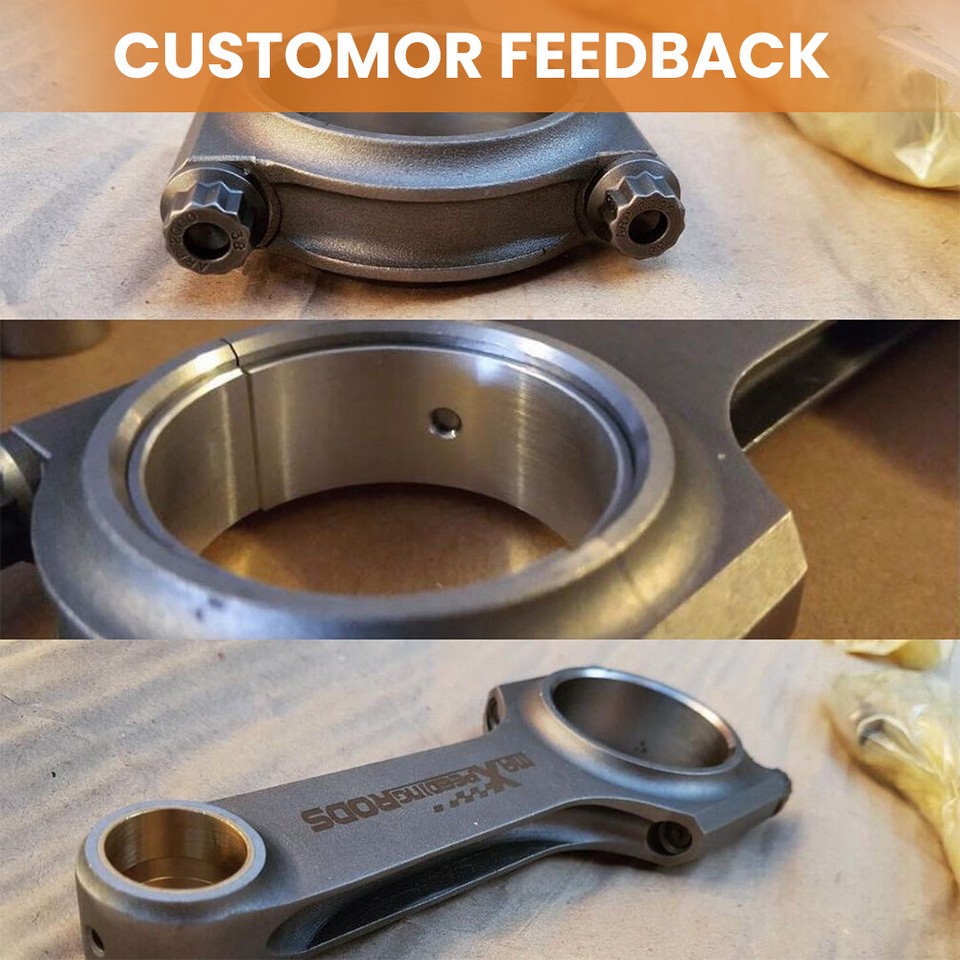 Forged H-Beam Connecting Rods for Honda ACURA Prelude Accord H22 H22A ...