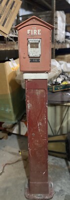1900s Gamewell Fire Box Pedestal Alarm Telegraph Call Box, Can Ship | eBay