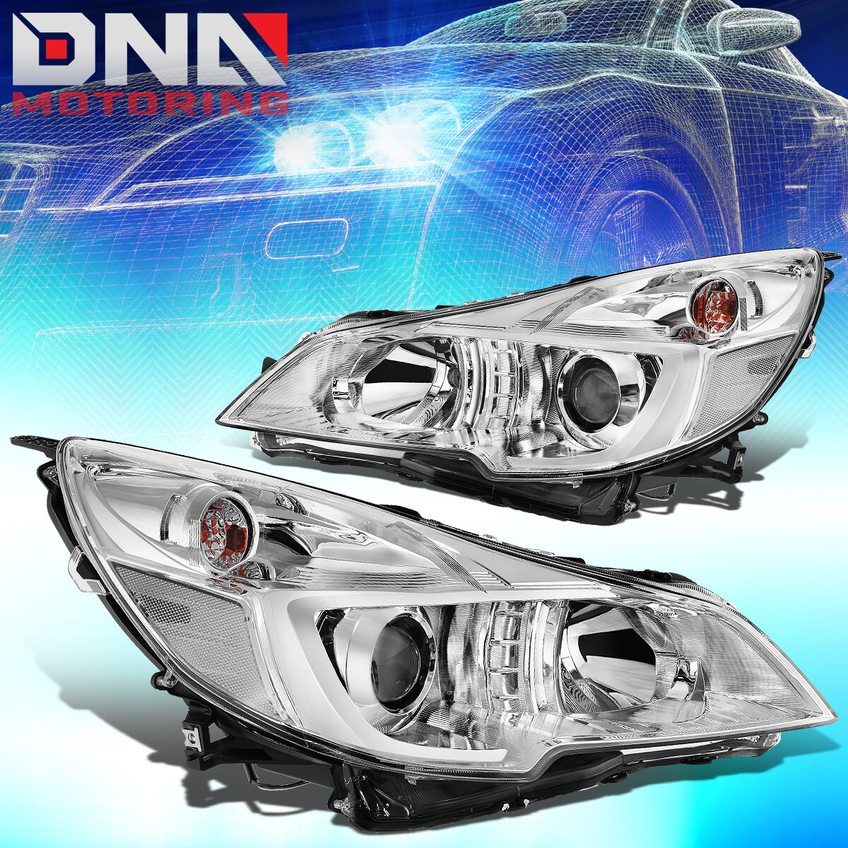 ECCPP Headlights For 2010 2011 2012 2013 2014 For Subaru Legacy 2010 ...