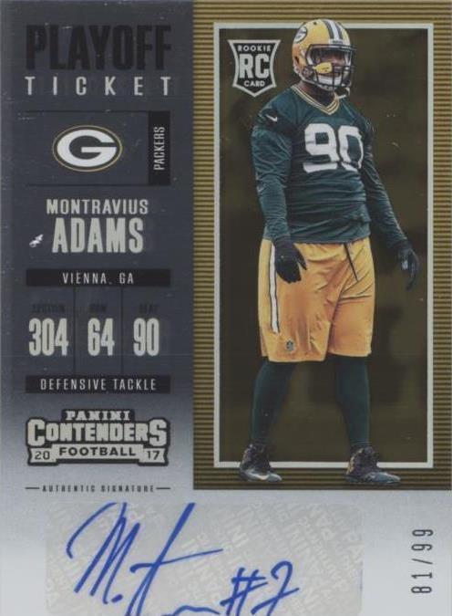 2017 Panini Contenders - Rookie Ticket/Rookie Ticket Variation ...