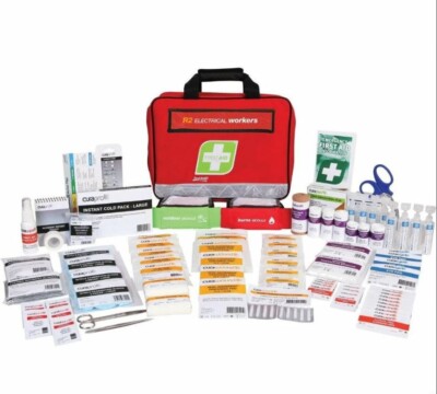 R2 ELECTRICAL WORKERS FIRST AID KIT - SOFT PACK CASE | eBay Australia