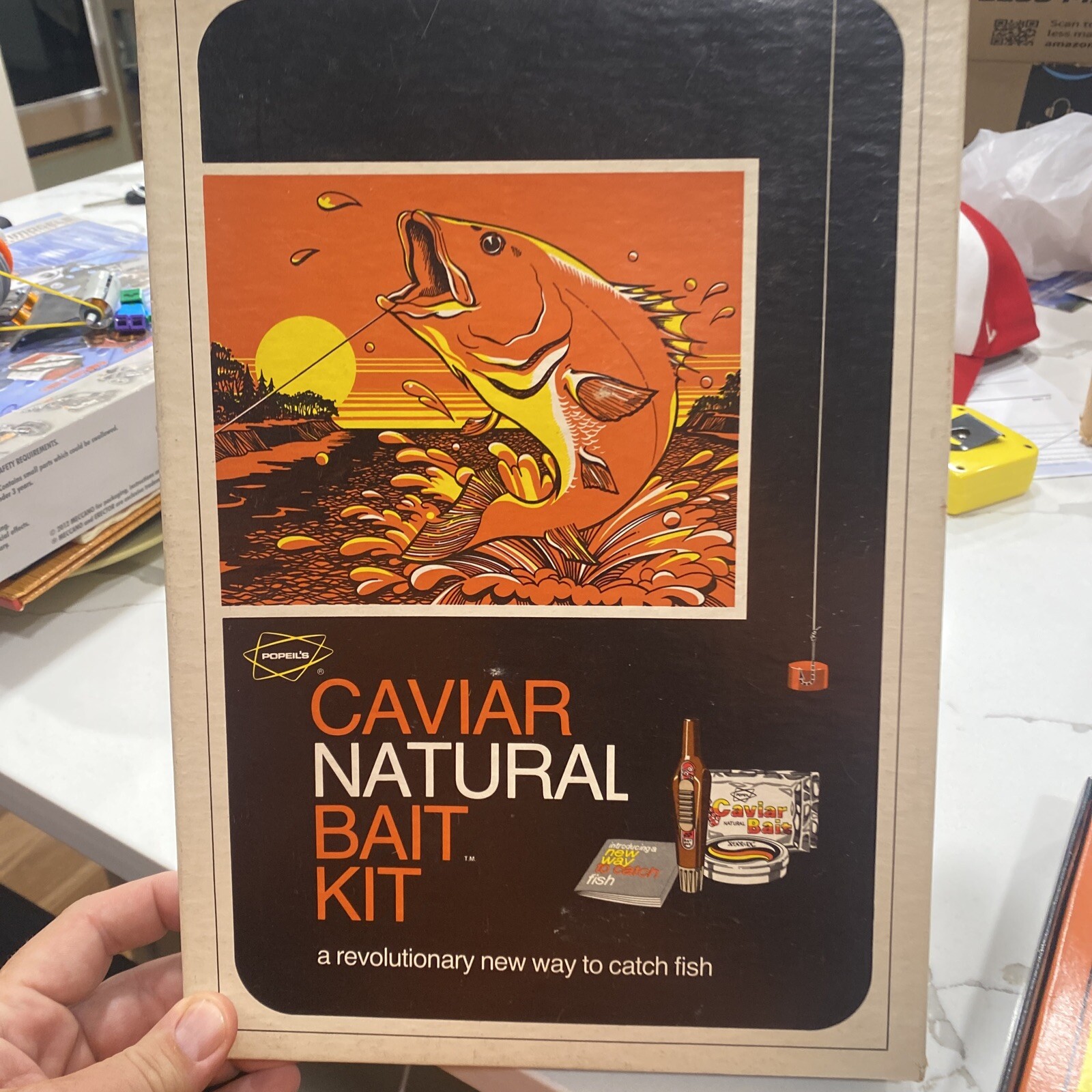 Vintage & Rare POPEIL'S Caviar Natural Bait Kit Original Box 1975 Unused | eBay