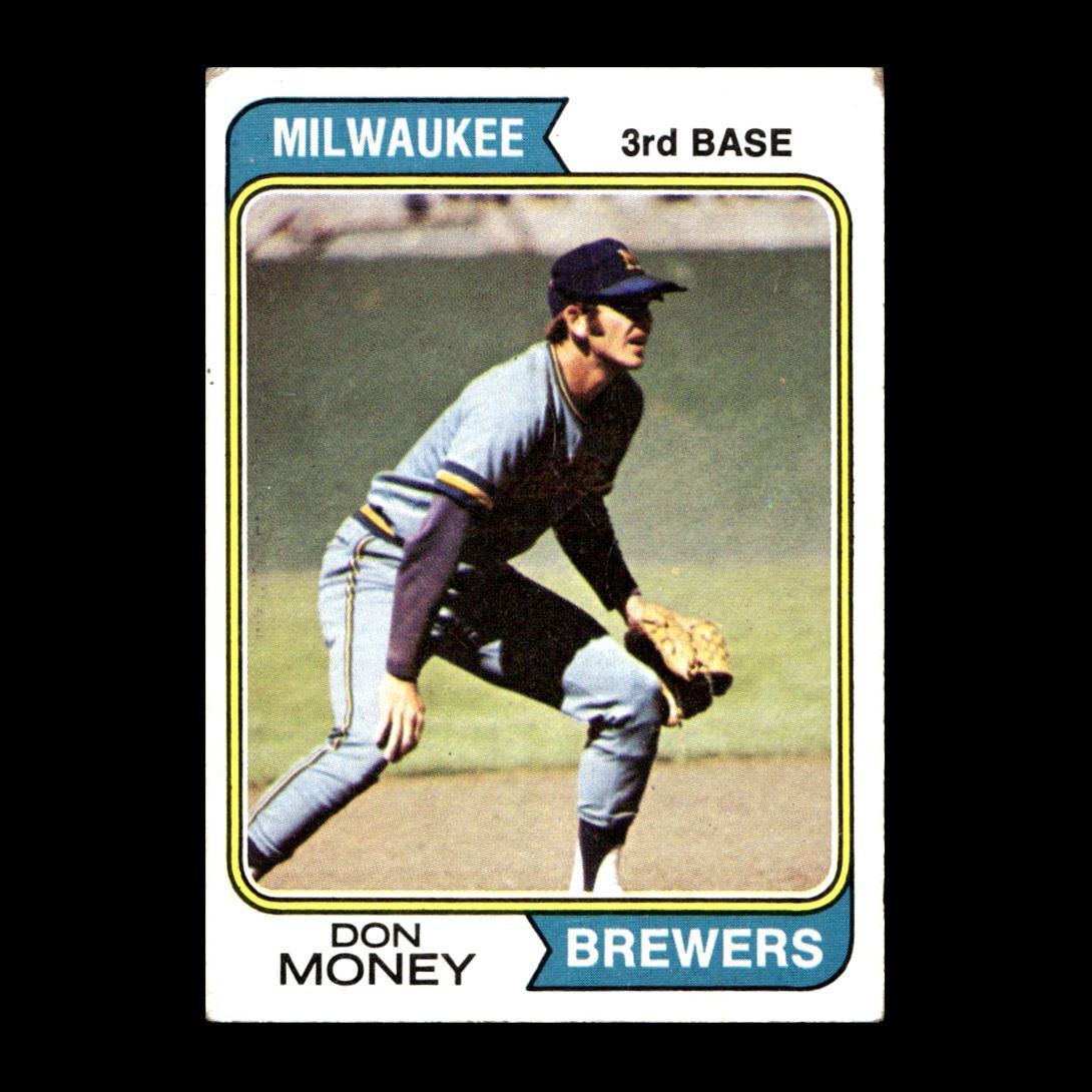 Don Money 1974 Topps Milwaukee Brewers #413 Nice! 1 | eBay