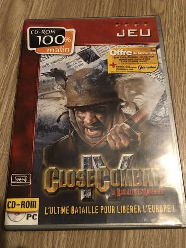 JEU CLOSE COMBAT IV 4 LA BATAILLE DES ARDENNES PC CD ROM COMPLET ...