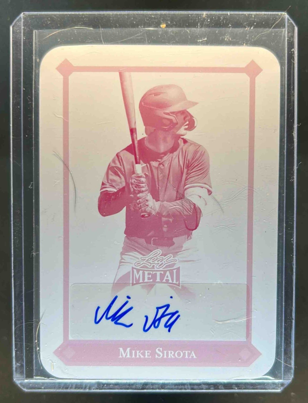 Mike Sirota 2025 Leaf Metal #LGR-MS1 92 Leaf LGR - Printing Plates ...