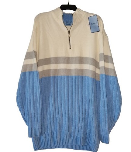Vintage 90s Y2K PJ Mark Quarter Zip Sweater XL Streetwear Pullover Blue ...