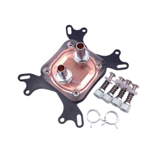 Universal CPU Water Block - 50mm Copper Cooler for AM3/AM4/Intel 775 ...