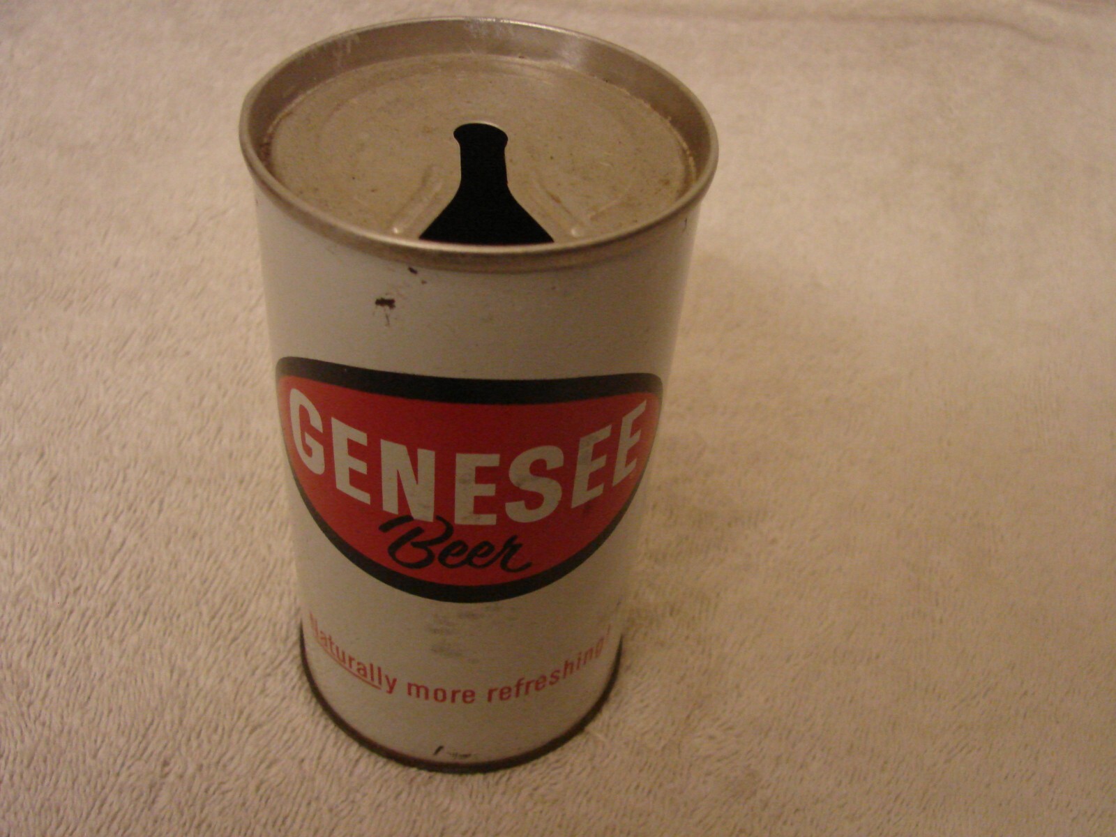 12 OZ. ZIP TAB GENESEE BEER CAN NATURALLY MORE REFRESHING ! NEW YORK | eBay