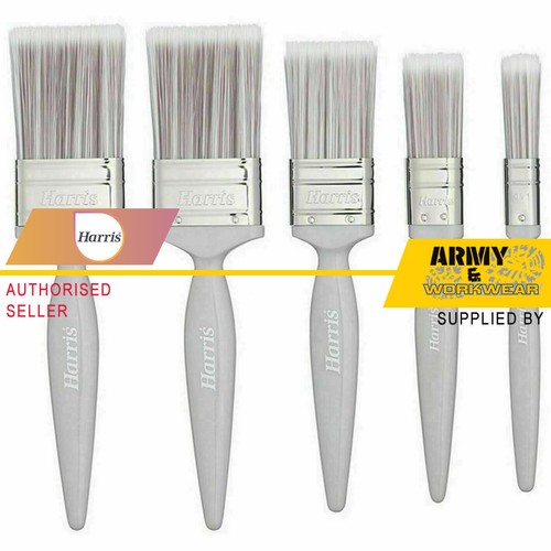 Harris 5 x Paint Brushes Walls & Ceilings Emulsion Brush Professional ...