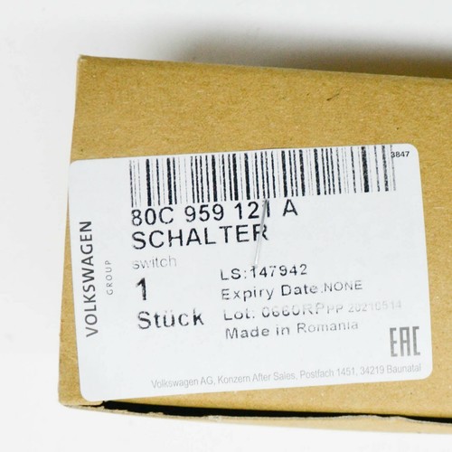 Audi Q5 FY Luggage Compartment Light Switch 80C959121A Genuine for sale ...