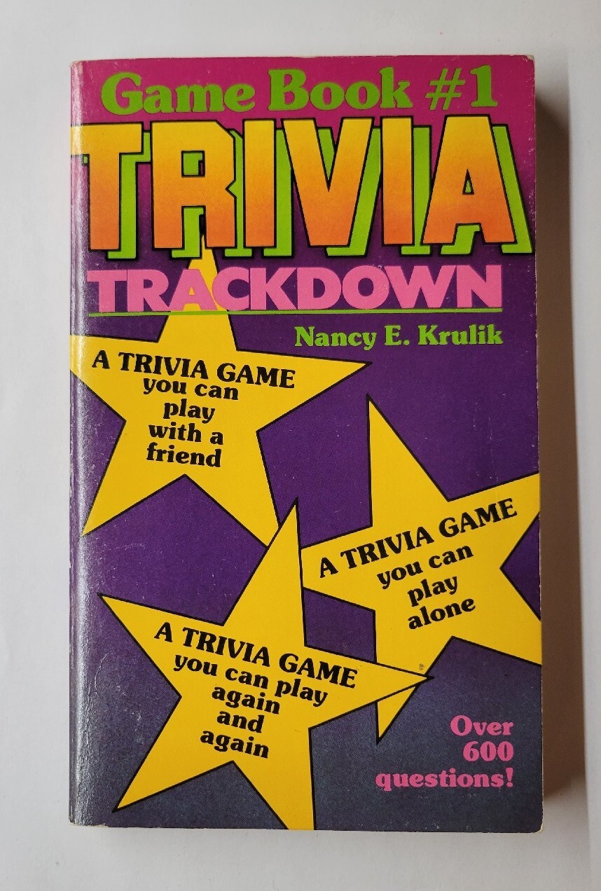 Trivia Trackdown Game Book #1 Nancy E. Krulik 1986 Paperback ...