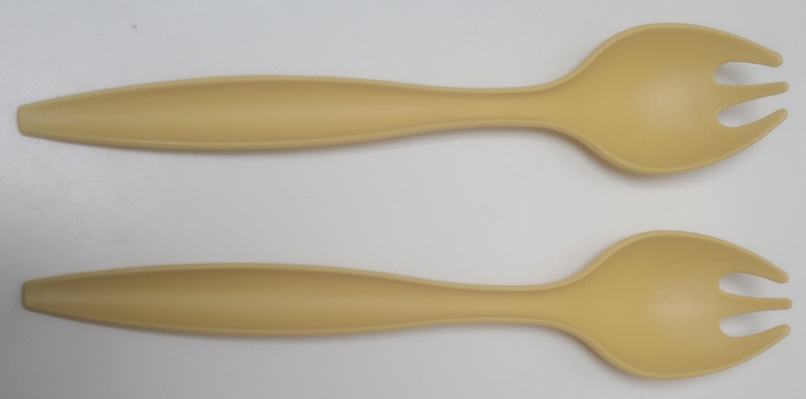Tupperware Harvest Gold Salad Forks (12 ) ~Spaghetti Pasta Servers | eBay