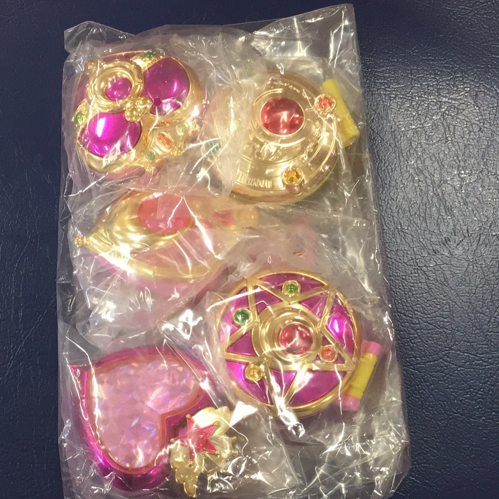 Bandai Compact Mirror Sailor Moon Change Makeover Compact 5 Sets from ...