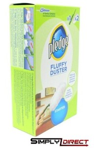 Pledge Fluffy Dusters Starter Kit Dry Dusting Cleaning Cloth Pack (2 ...