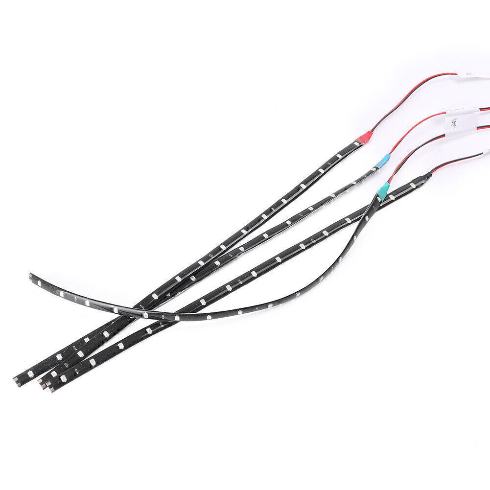 33cm 3528 SMD LED Trunk SUV Amber Yellow Strip Flexible Step Signal ...