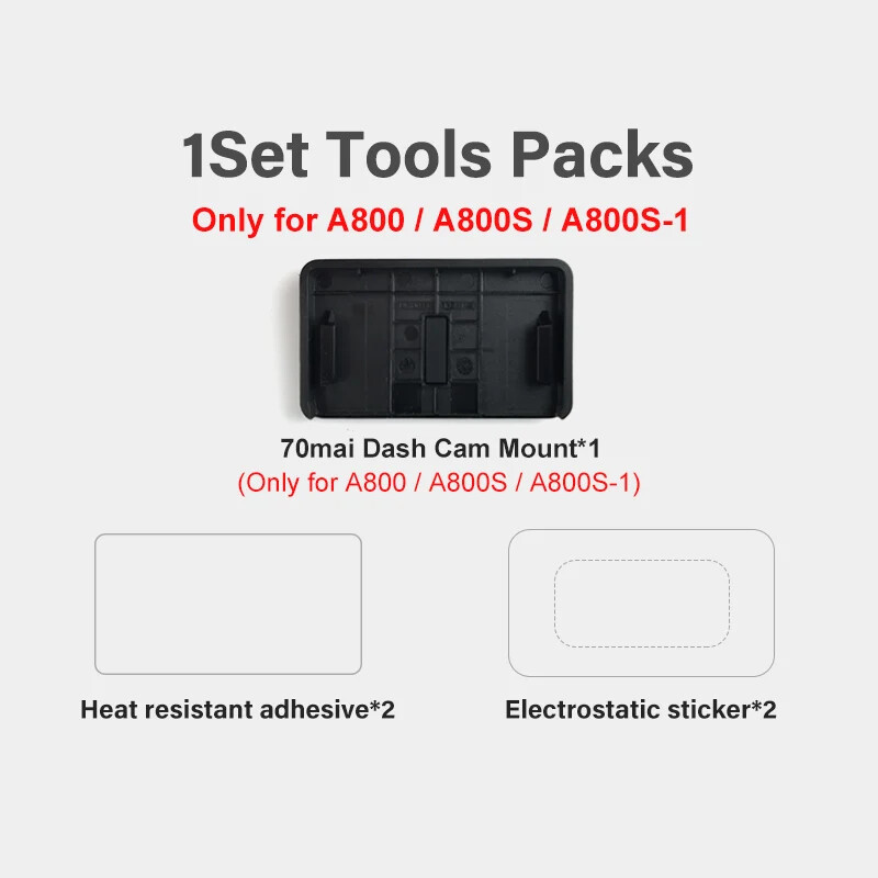 New Dash Cam Mount & Sticker for 70mai Car DVR Mount 70mai Dash Cam 4K ...