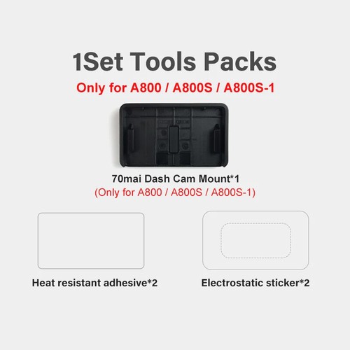 New Dash Cam Mount & Sticker for 70mai Car DVR Mount 70mai Dash Cam 4K ...