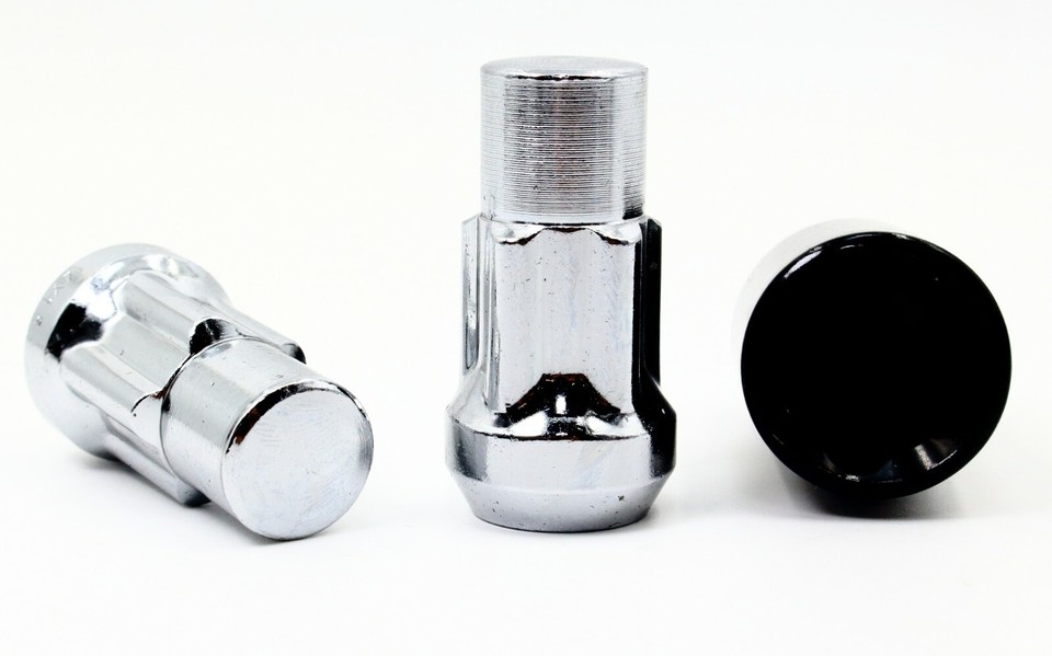 1.75" 14x1.5 Chrome Wheel Locks | Size: 14 mm x 1.5 | Custom | 4 Pieces ...