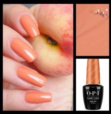 New! OPI GelColor Gel Nail Polish GC W59 ️ FREEDOM OF PEACH Soak Off UV ...