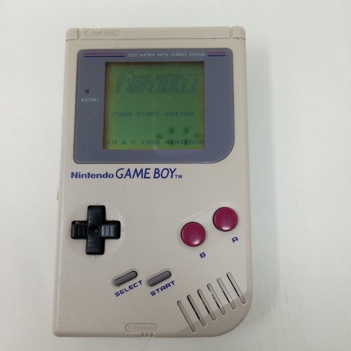 Nintendo Gameboy DMG-01 Handheld WORKS (DEAD PIXEL LINE ON LEFT SIDE ...