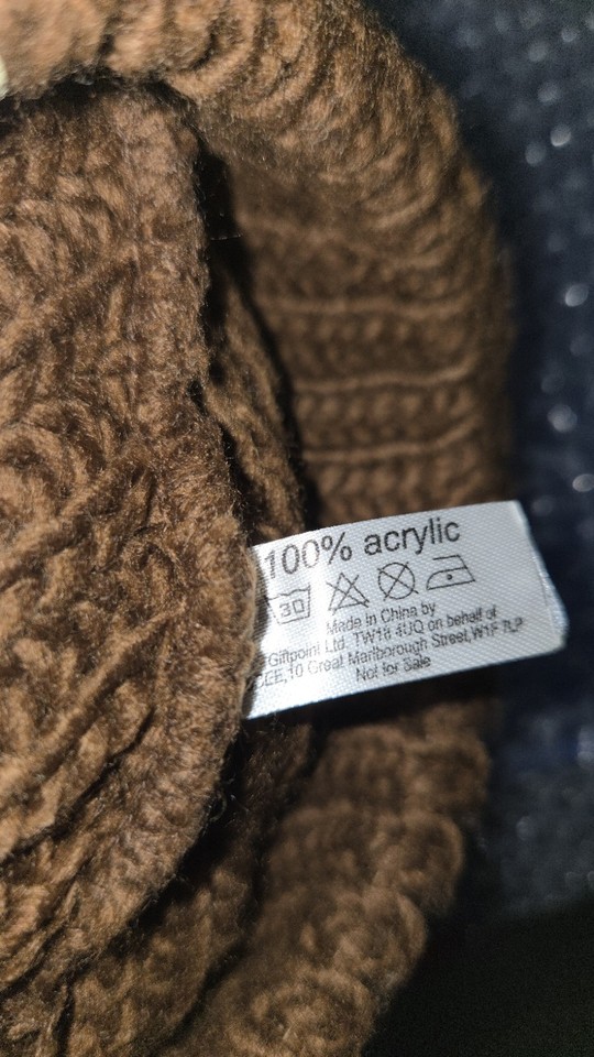 Little Big Planet Rare 2009 Brown Sackboy Beanie Hat Playstation Europe ...